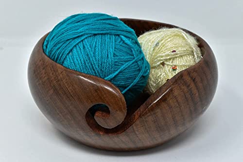 Zayan Nautical Handmade Extra Large Wooden Yarn Bowl with Elegant Design