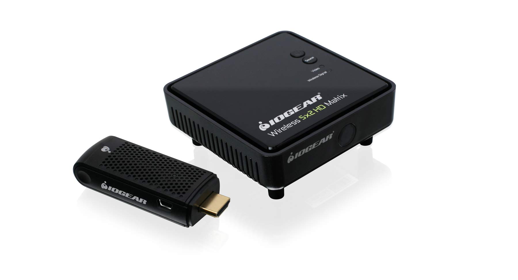 IOGEAR HDMI Wireless Transmitter & Receiver - Full HD 1080p - Up To 30ft - 5.1 Digital Audio - Plug & Play - Wirelessly Connect Laptop - Game Console - HDTV - Projector - GWHD11