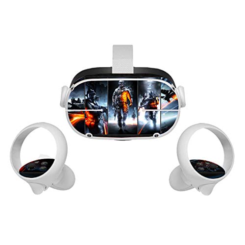 The War Series Video Game Oculus Quest 2 Skin VR 2 Skins Headsets and Controllers Sticker Protective Decal Accessories