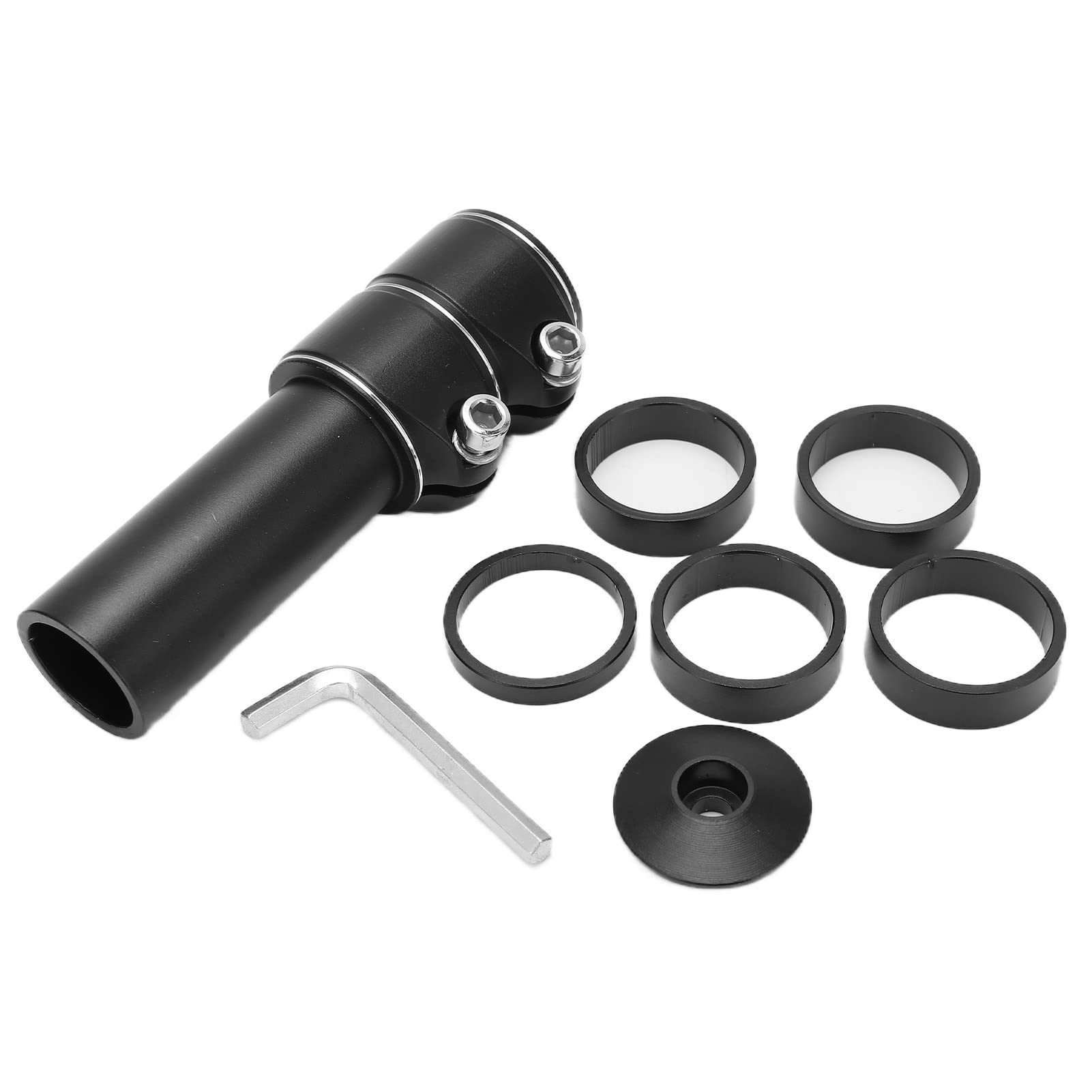 Mountain Bike Stem Extender, Reliable Aluminum Alloy Stem Extender Durable Bicycle Stem Extender High Strength for Mountain Bikes Road Bikes