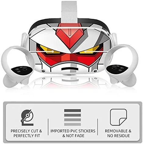 Stickers Skin for Oculus Quest 2,Unique Vinyl Decal Skin for VR Headset and Controller, Virtual Reality Protective Accessories, Iron Eye