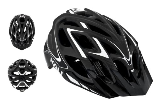 Kali Protectives Chakra Plus Bike Helmet, Wisdom Black/White, X-Small/Small
