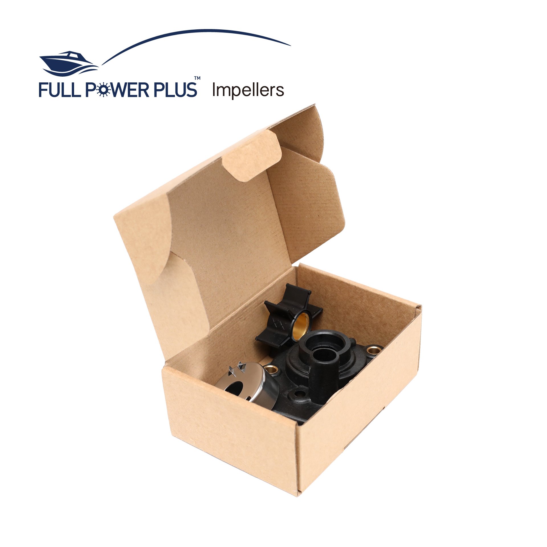 Johnson Evinrude OMC Water Pump Kit With Housing Replacement (1980-UP)20 25 30 35HP Sierra 18-3382 393630 0393630 Outboard Motor Parts