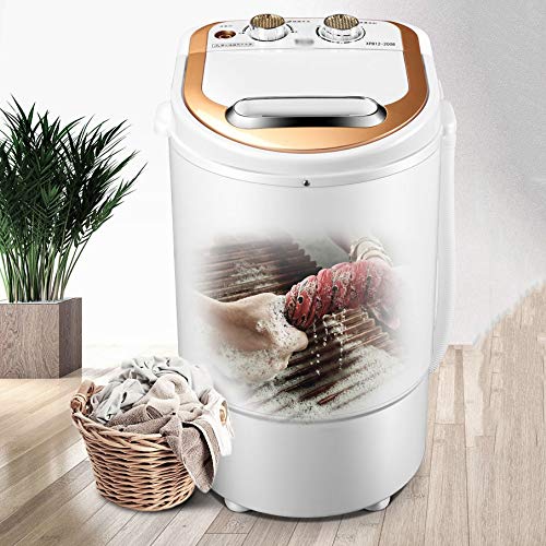 Mini Wash Machine Semi Automatic Single Barrel Washer Prevent Winding Wheel Laundry Product
