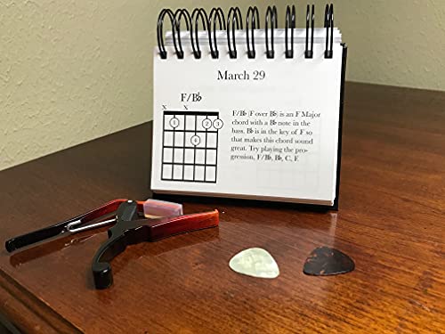 The 365 Days of Guitar Chords Calendar - Daily Guitar Chord Page-A-Day Calendar/Gift for Guitar Players