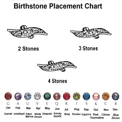 Mt.Rushmore Black Hills Gold Mothers Ring in Sterling Silver, 2.5MM Genuine Birthstones. Customizable with 2,3,4,5 or 6 Birthstones