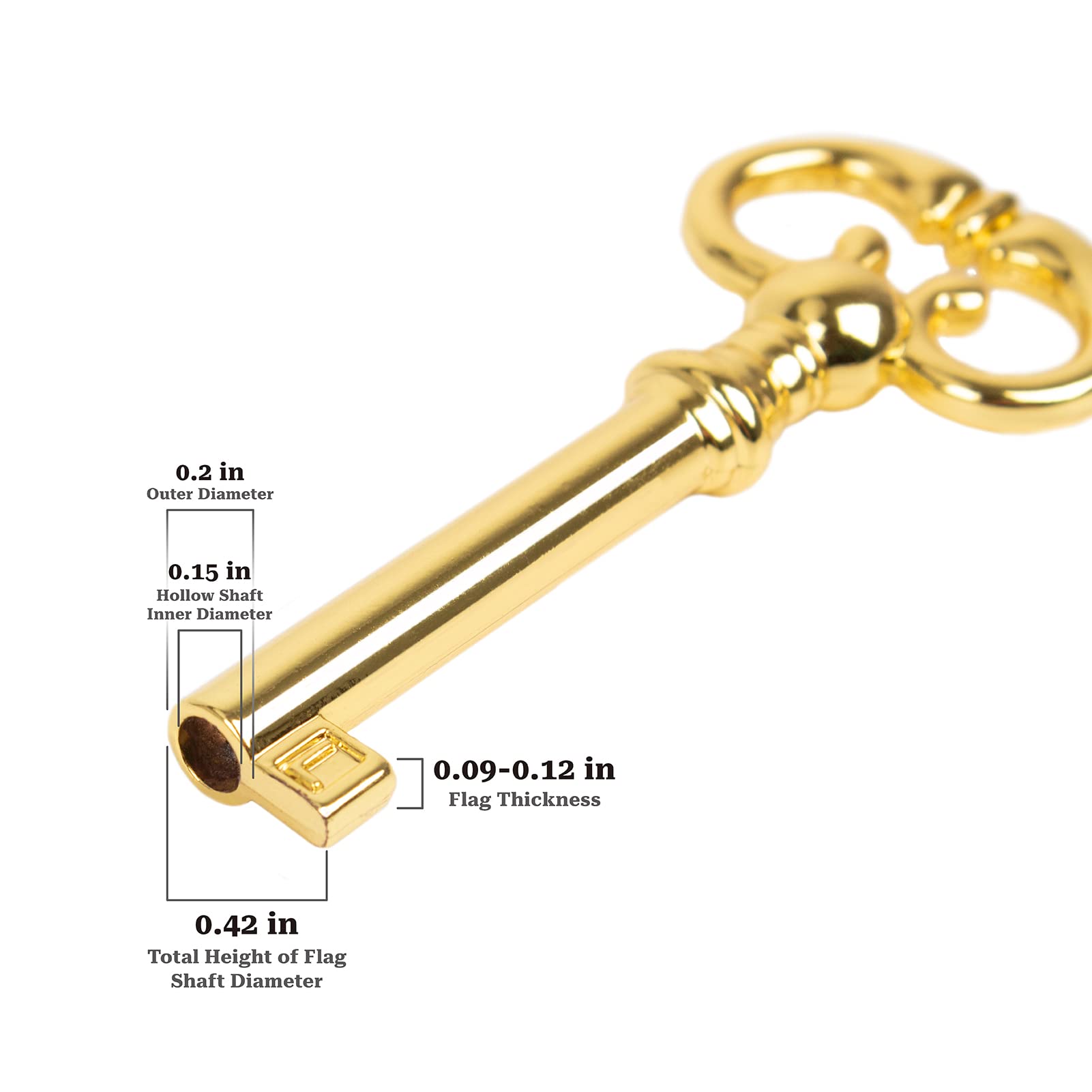 PERTF Grandfather Clock Door Key Compatible with Ridgeway, Antique ,Sligh, Emporer Grandfather Clock for Clocks Prior to 2004