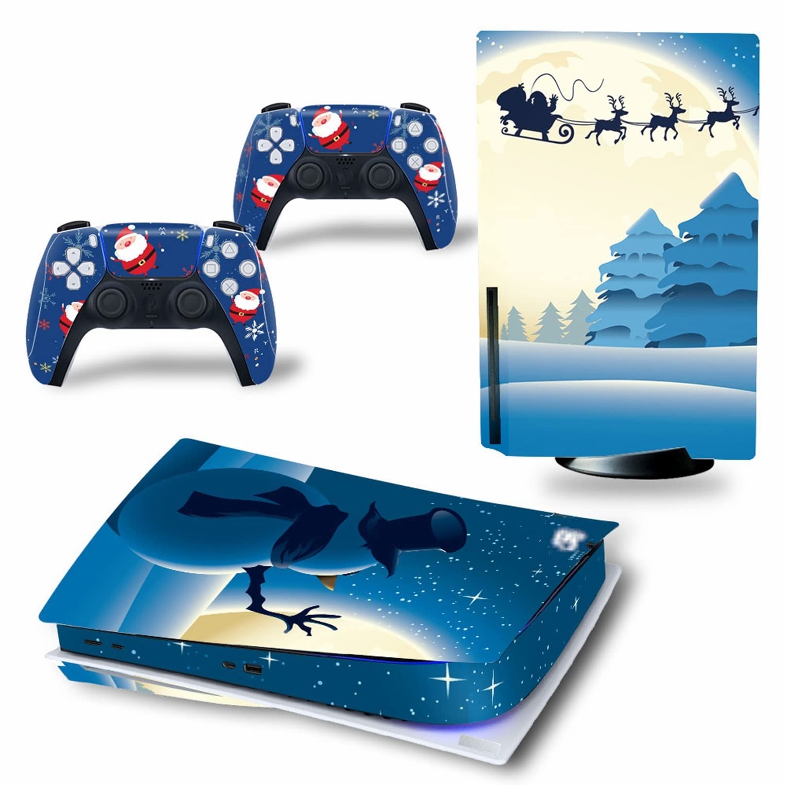 Top factory BUCEN for PS5 Skin Disc Edition & Digital Edition Console and Controller Vinyl Cover Skins Wraps Scratch Resistant, Compatible with for PS5 353331 Anti Scratch (Size : Digital Edition)