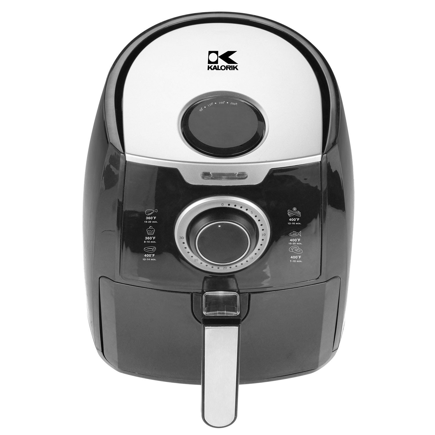 Kalorik Smart Air Fryer, FT 42139 W, Healthy Cooking Dual Layer Rack, White