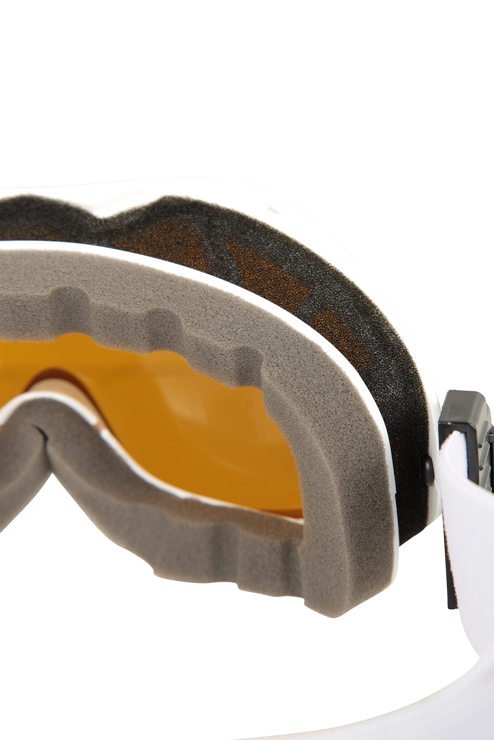 Mountain Warehouse Womens Ski Goggles - UV400 Antifog Lens Glasses White