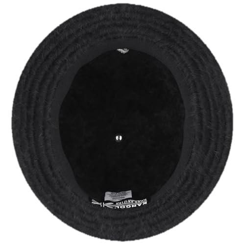 Kangol Furgora Hat, Casual Fuzzy Bucket Hat, Stylish Bucket Hat, Large, Black