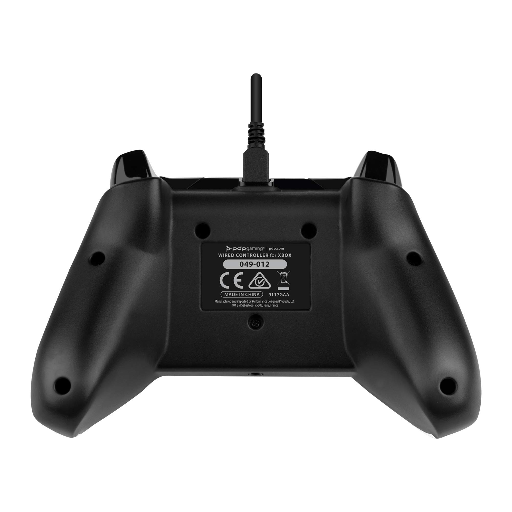 PDP Wired Game Controller - Xbox Series X|S, Xbox One, PC/Laptop Windows 10, Steam Gaming Controller - USB - Advanced Audio Controls - Dual Vibration Videogame Gamepad - Raven Black (Renewed)