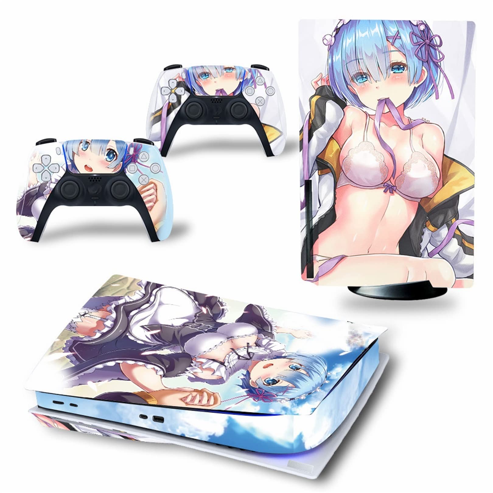 Top factory BUCEN for PS5 Skin Disc Edition & Digital Edition Console and Controller Vinyl Cover Skins Wraps Scratch Resistant, Compatible with for PS5 183928 Anti Scratch (Size : Disc Version)