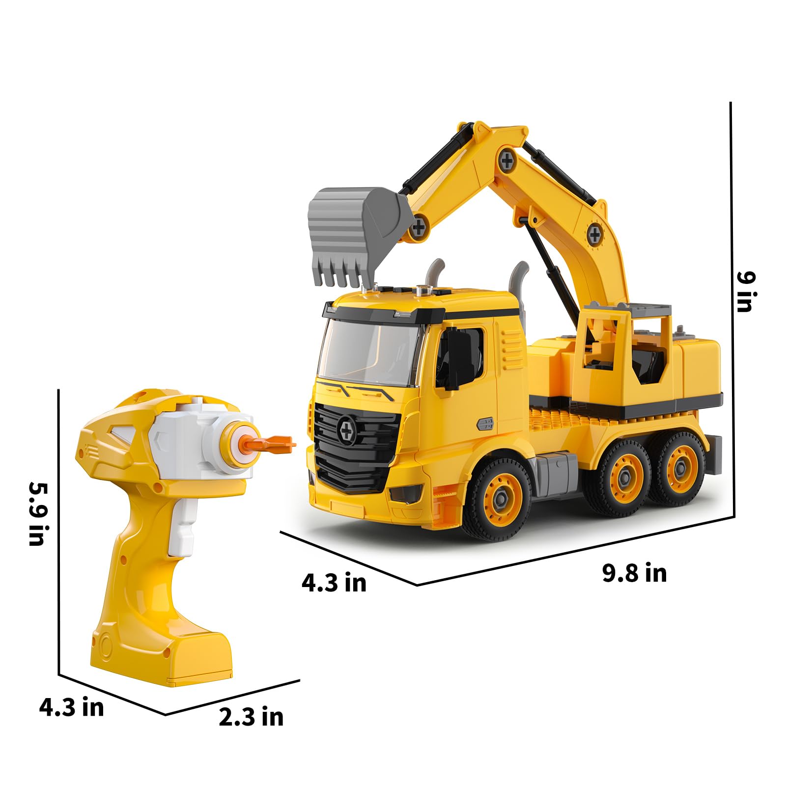 TEMI Car Construction Truck Toys…