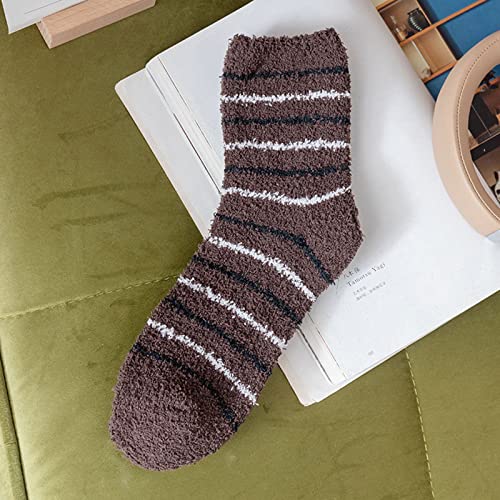 SGAOGEW Fuzzy Socks Athletic Ankle Womens Socks Running Compression Socks for Women Cozy 1 Pack Low Cut Performance Soft Tab Socks christmas gifts for mom