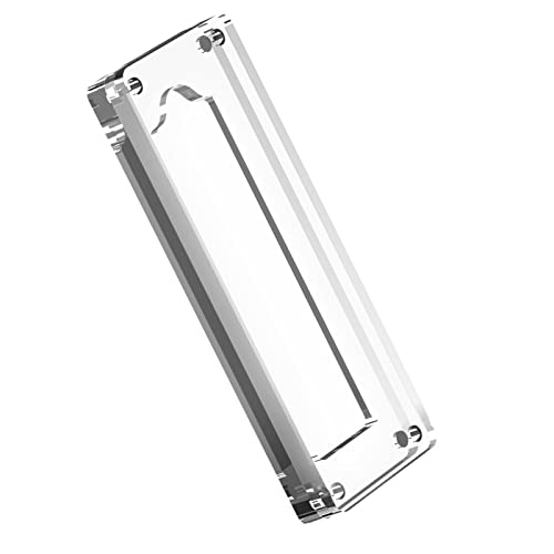 SuTL M.2 2280 SSD Protector Case | Anti-Shock Acrylic Protection SSD for Desktop Holder with 1 Slot,Clear Acrylic for M.2 2280 Solid States Drive Anti-Static with 1 Slot