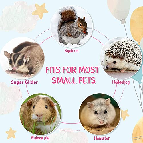 WCDJOMOP 5 Pcs Sugar Glider Blanket, Hamster Fleece Cage Liners, Soft Warm Pet Bedding Mats Sleep Pad Cover Bath Towels for Hamster Guinea Pig Rabbit Squirrel Chinchilla Hedgehog (30x30cm, 5 Pack)