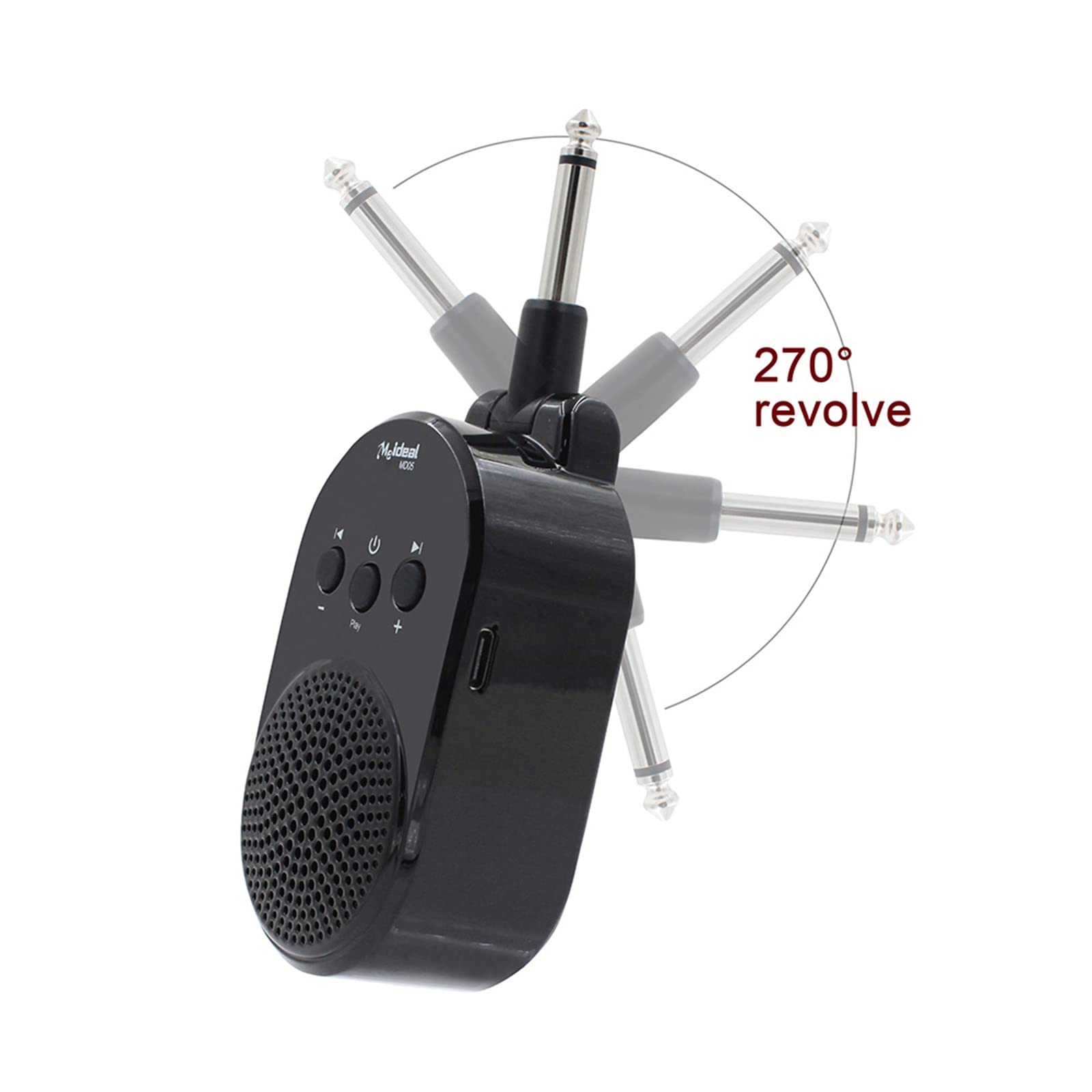 Portable Electric Guitar Bass Amplifier Mini Bluetooth Practice Speaker