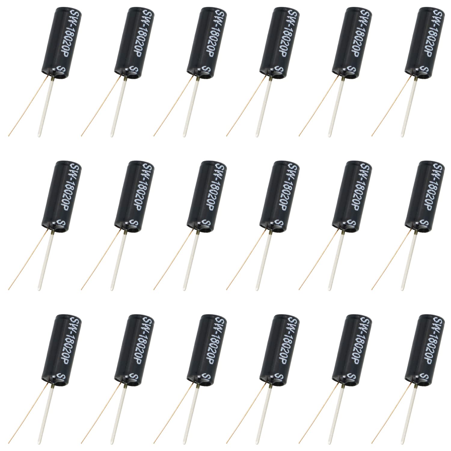 SW-18020P Shaking Sensor FMHXG 20PCS SW-18020P Ordinary Sensitivity Spring Electronic Vibration Sensor Switch, SW-18020P Vibration Sensor