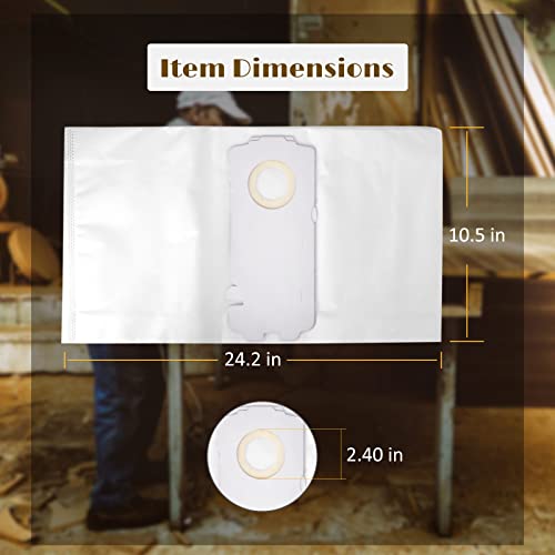 Souyou 204308 6 Pcs Set CT Mini/Midi -2/5 Filter Bag Compatible with fes-tool CT MINI, CT MINI I, CT MIDI and CT MIDI I manufactured from 2019 onwards, CTC MINI/MIDI and CT 15, Reusable