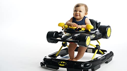 KidsEmbrace Batman Batmobile Baby Activity Walker, DC Comics Car, Music and Lights, Black