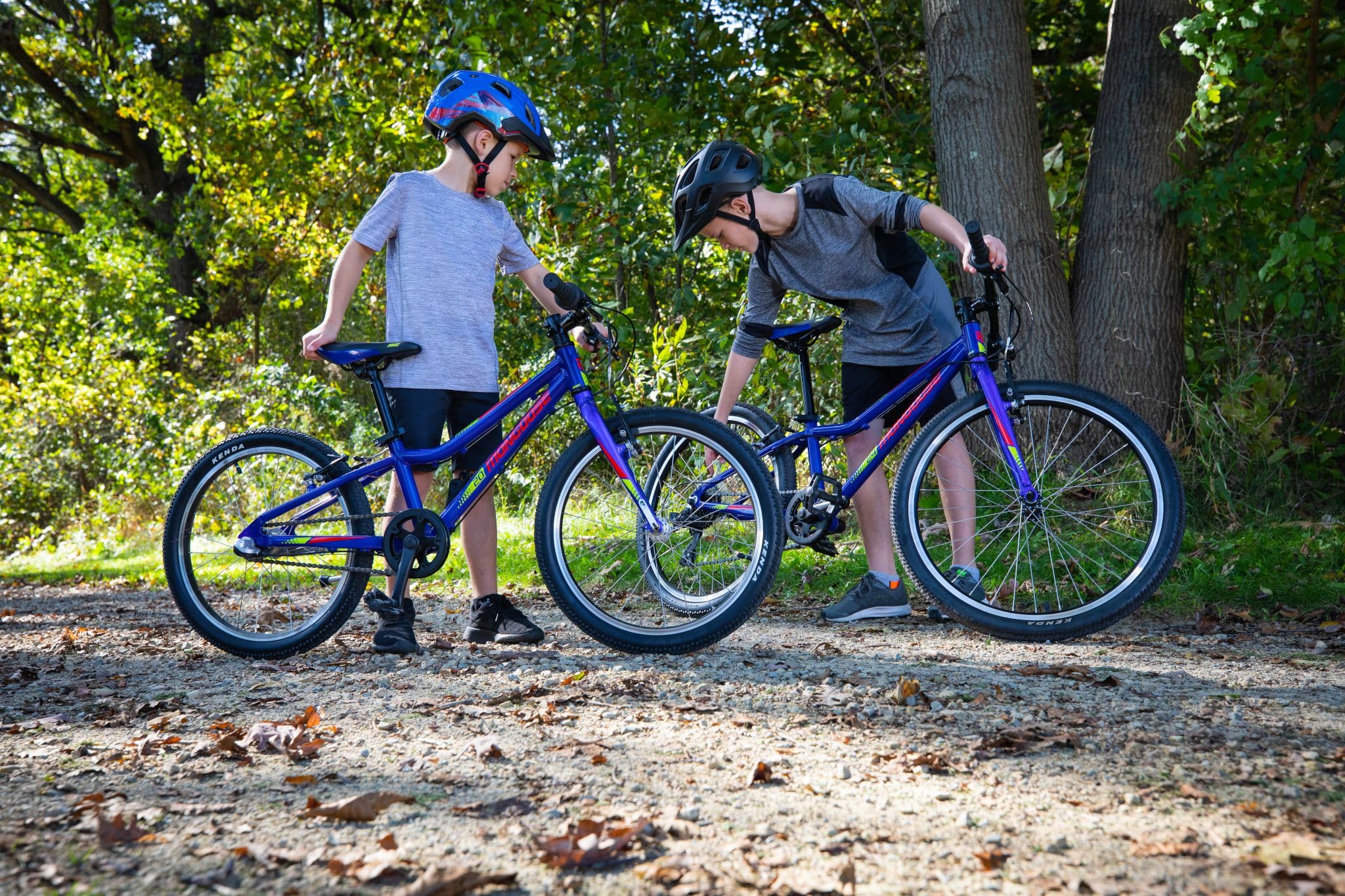 Mongoose Cipher Kids Mountain Bike Blue, 20-Inch