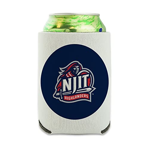 New Jersey Institute of Technology Primary Logo Can Cooler - Drink Sleeve Hugger Collapsible Insulator - Beverage Insulated Holder