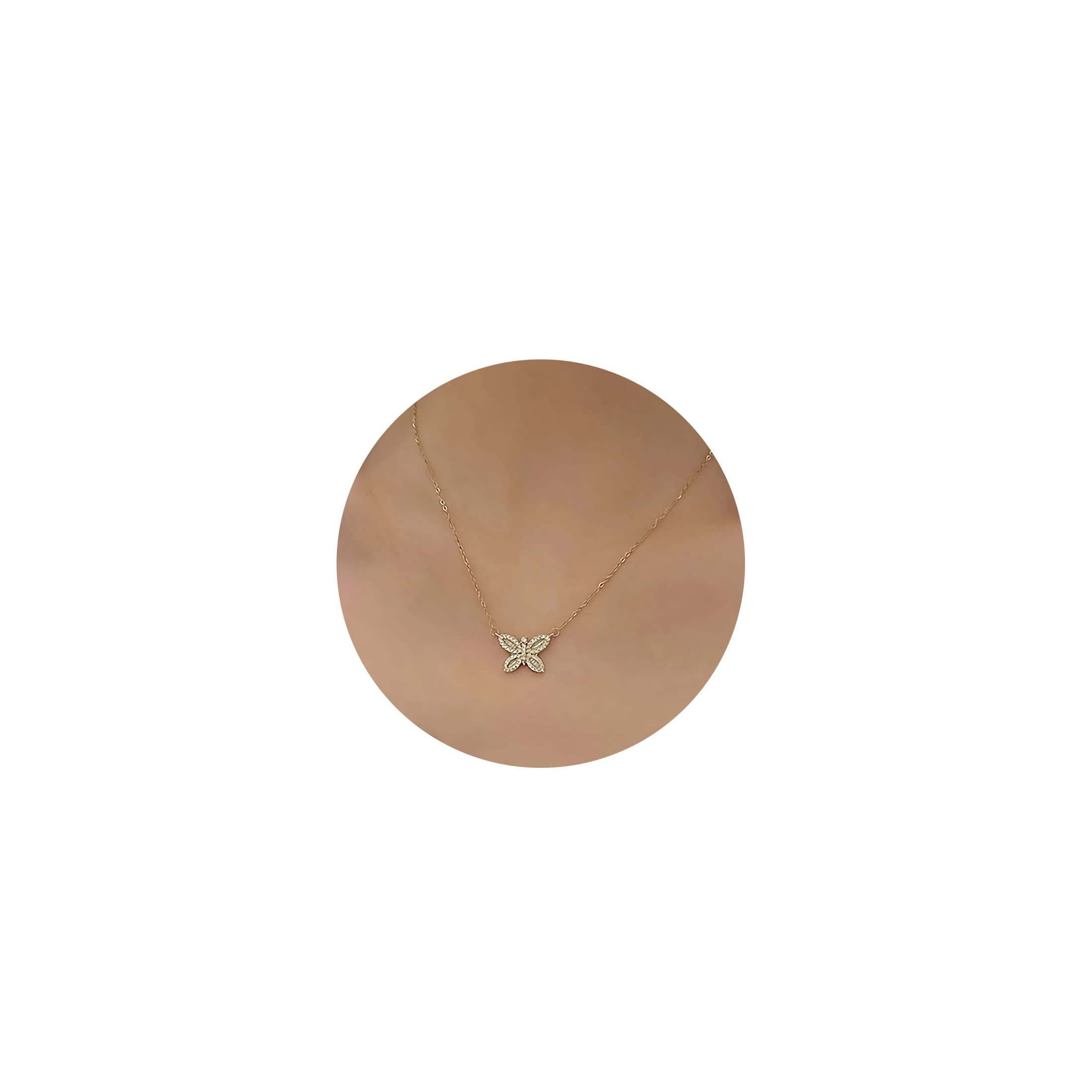Necklaces for Women,Butterfly Necklace