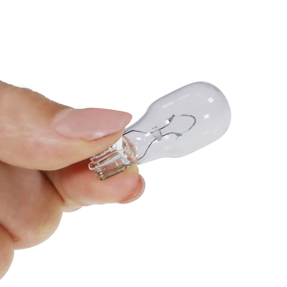 MUQIULIA Landscape Light Bulb 4 Watt 12V, T5 Landscape Bulb, Low Voltage Landscape Lighting Bulbs, Wedge Base Bulb, Malibu Light Bulbs, 10 Pack