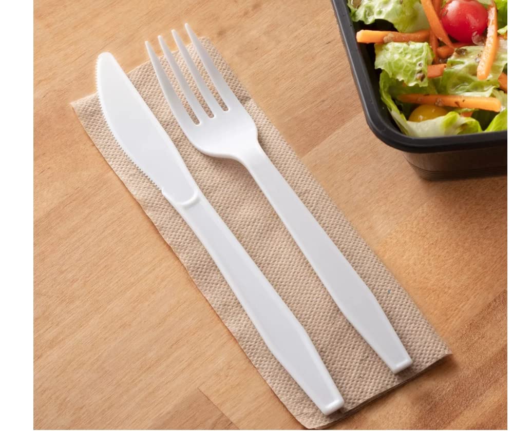 Member's Mark Plastic Knives, Heavyweight, White (600 Count)