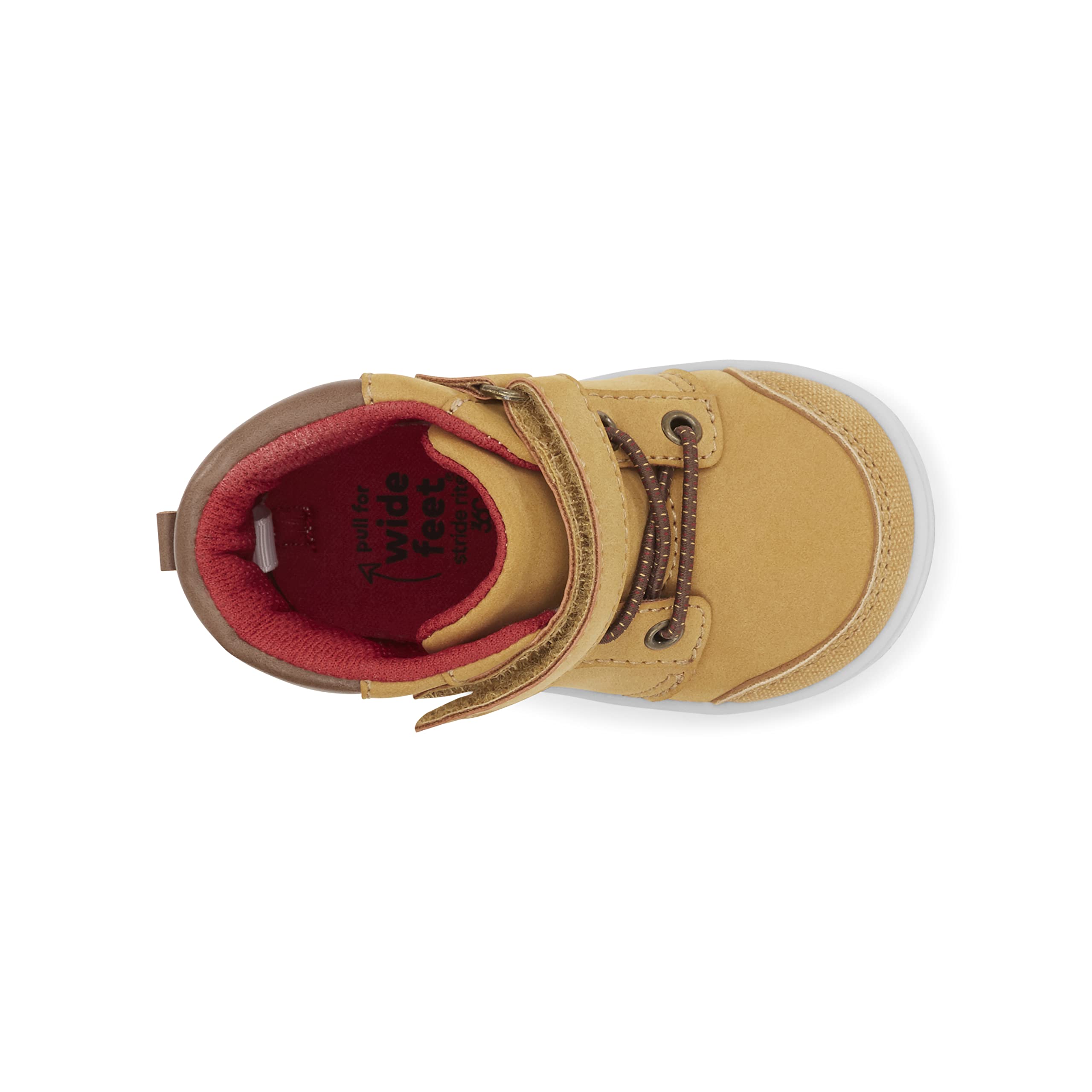 Stride Rite 360 Boys Indiana First Walker Shoe, Honey Yellow, 4 Infant US