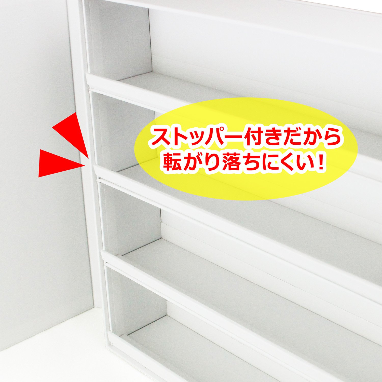 King Jim Masking Tape Case, Stacking Type, M, White, 3321RY