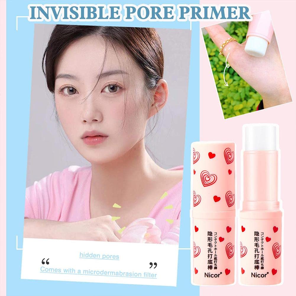 Magical Pore Eraser Waterproof Face Primer Stick - Minimize Pores, Blur Imperfections & Extend Makeup Wear - Hydrating Primer Face Makeup Stick (Pack of 1)