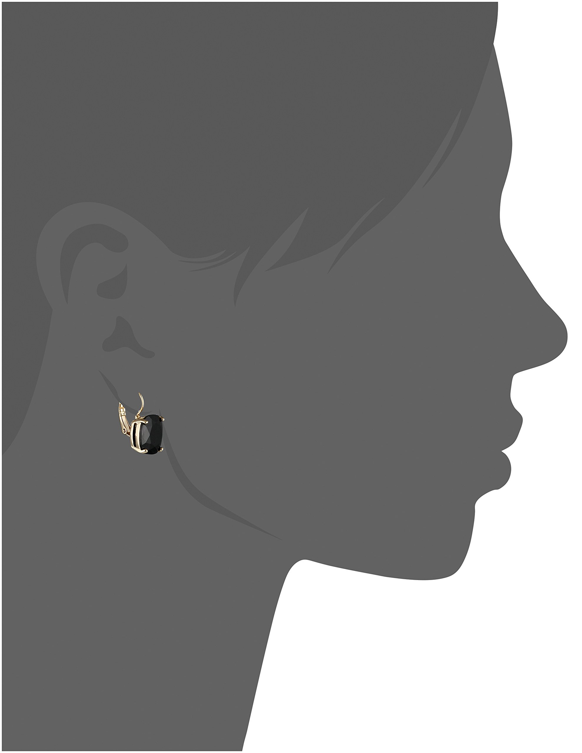kate spade new york Kate Spade Earrings Small Square Clear Leverback Earrings
