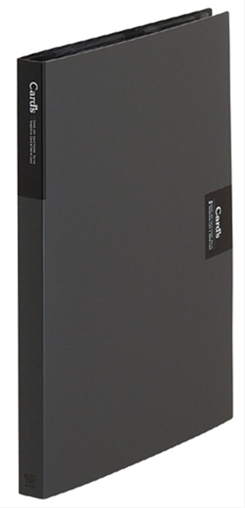 King Jim Cars Card Holder, A4S Welded Type, Black, 47W Black