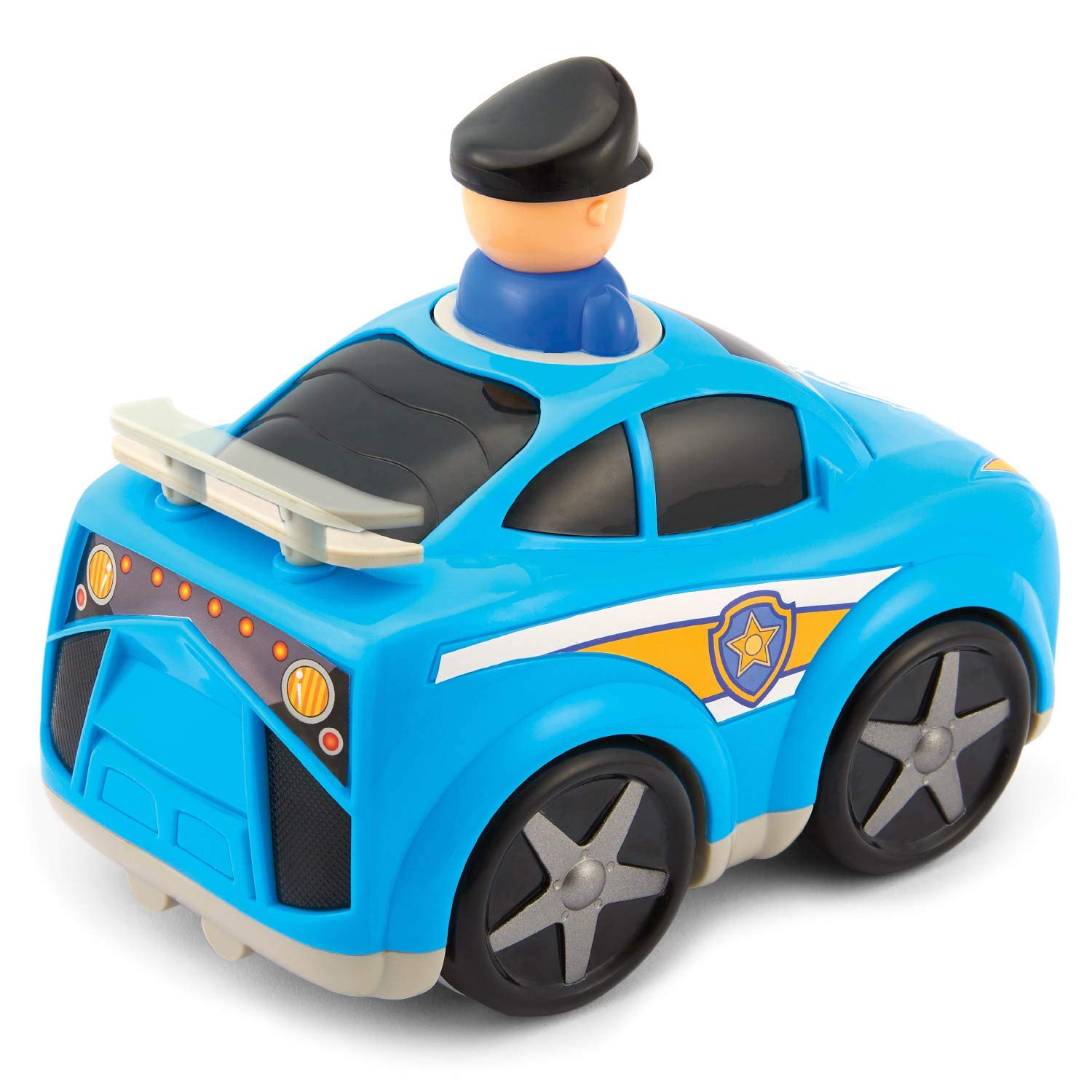Kidoozie Press ‘n Zoom Police Car - Developmental Activity Toy for Toddlers Ages 12 Months and Older - Great for Fine Motor Skills and Visual Development!