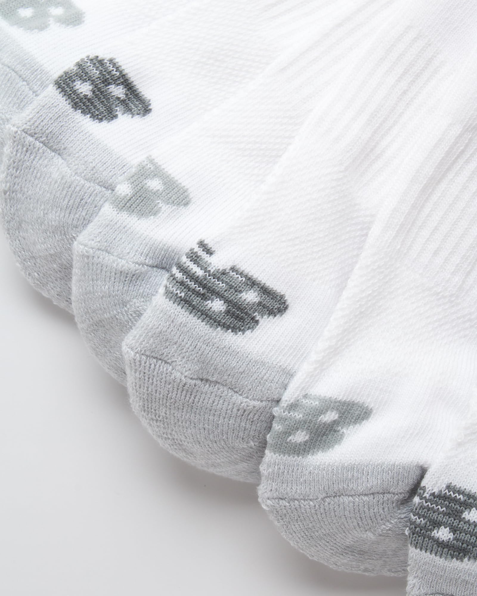 New Balance Men's Quarter Socks - 12 Pack Performance Cushioned Athletic Socks for Men with Arch Support (Shoe Size: 6-12.5), Size 6-12.5, Black