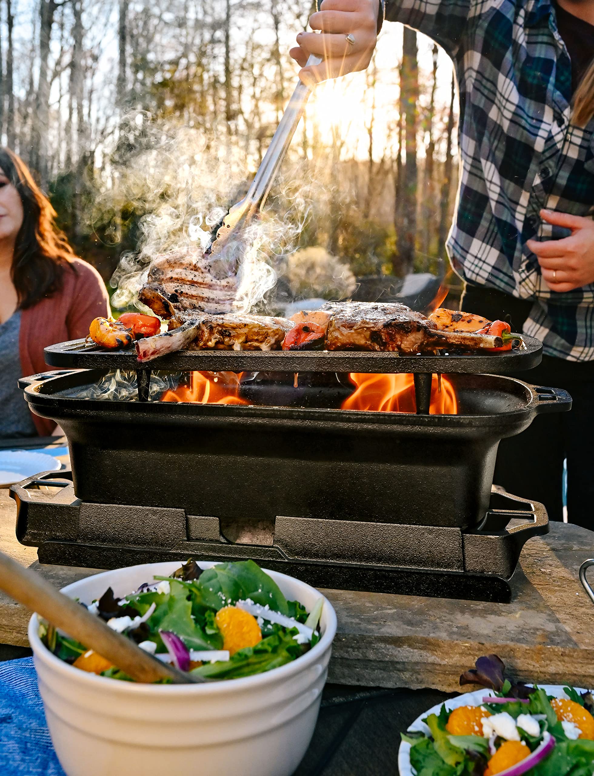 Lodge Sportsman's Pro Grill, 19.38 inches, Black