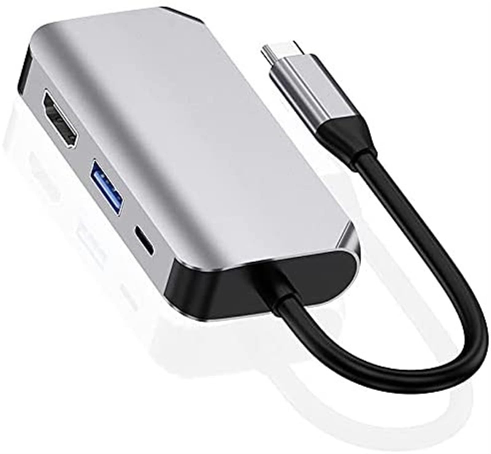 Sxdthy USB Hub, Ultra-Slim Data USB Hub,Type-C Docking Station Type C to HDMI-Compatible 4K to VGA USB Splitter Hub