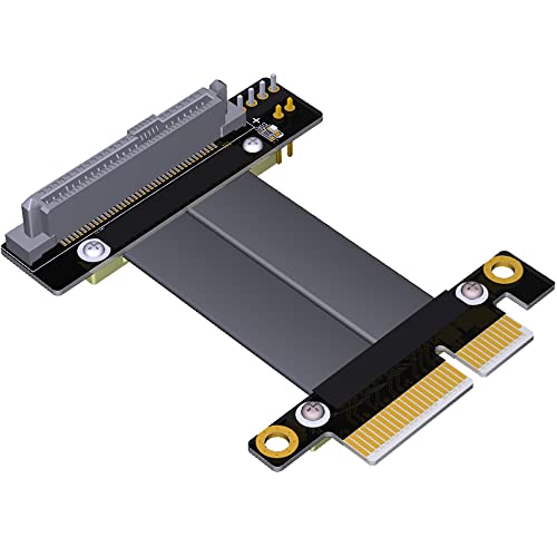 U.2 Interface U2 to PCI-E 3.0 x4 SFF-8639 Solid State Transfer Extension Data Gen3.0 Cable 4 PCIe 4X for U.2 SSD 5CM