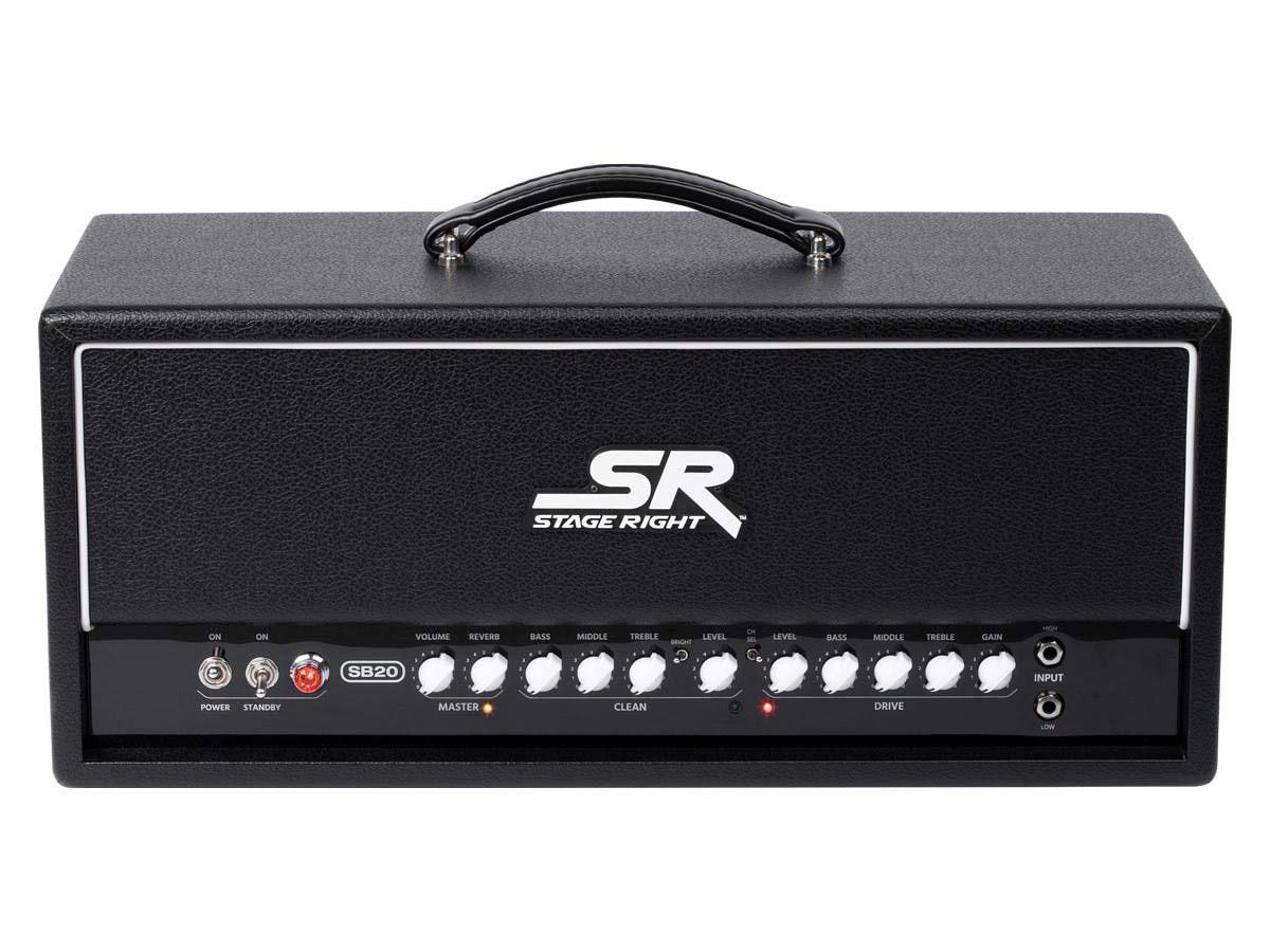 Monoprice Stage Right Series SB20 50-Watt All Tube 2-Channel with Reverb MDF Cabinet Material (625913)