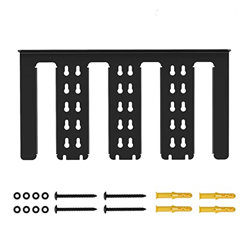 TZDTMEOS Electric Drill Storage Rack , Power Tool Organizer, Holds 4 Drills & Batteries, Hanging Wall Mounted Organizer for Garage, Home, Workshop, Shed (Rack)