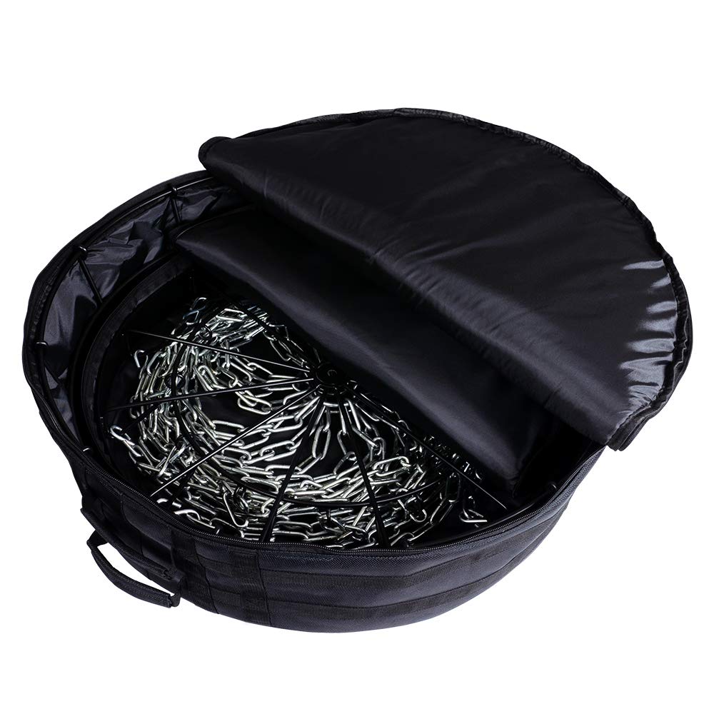 MVP Disc Sports Black Hole Lite Disc Golf Basket with Transit Bag