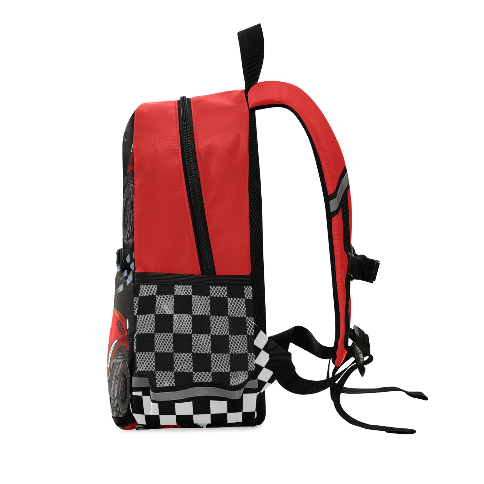 Kids Backpack,Cool Monster Truck Car Lightweight Preschool Backpack for Toddlers Boys Girls with Chest clip One Size