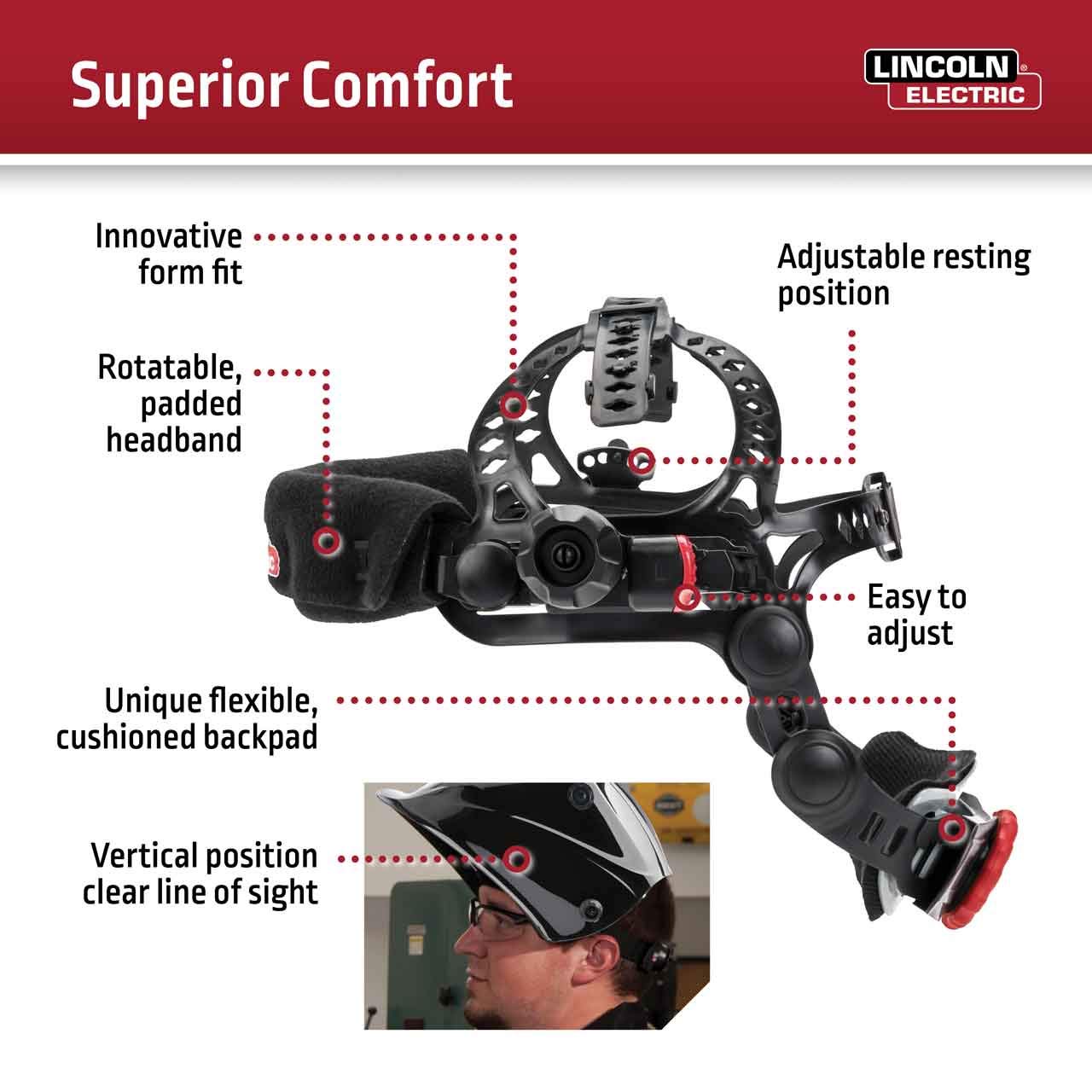 Lincoln Electric VIKING 3350 Mojo Welding Helmet, Large