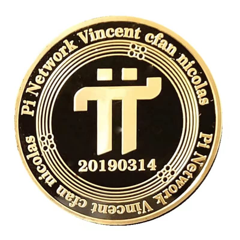 Pi Coin-Pi Network Crypto, Made of Brass, Physical Tangible Symbolic Memorabilia. (6)