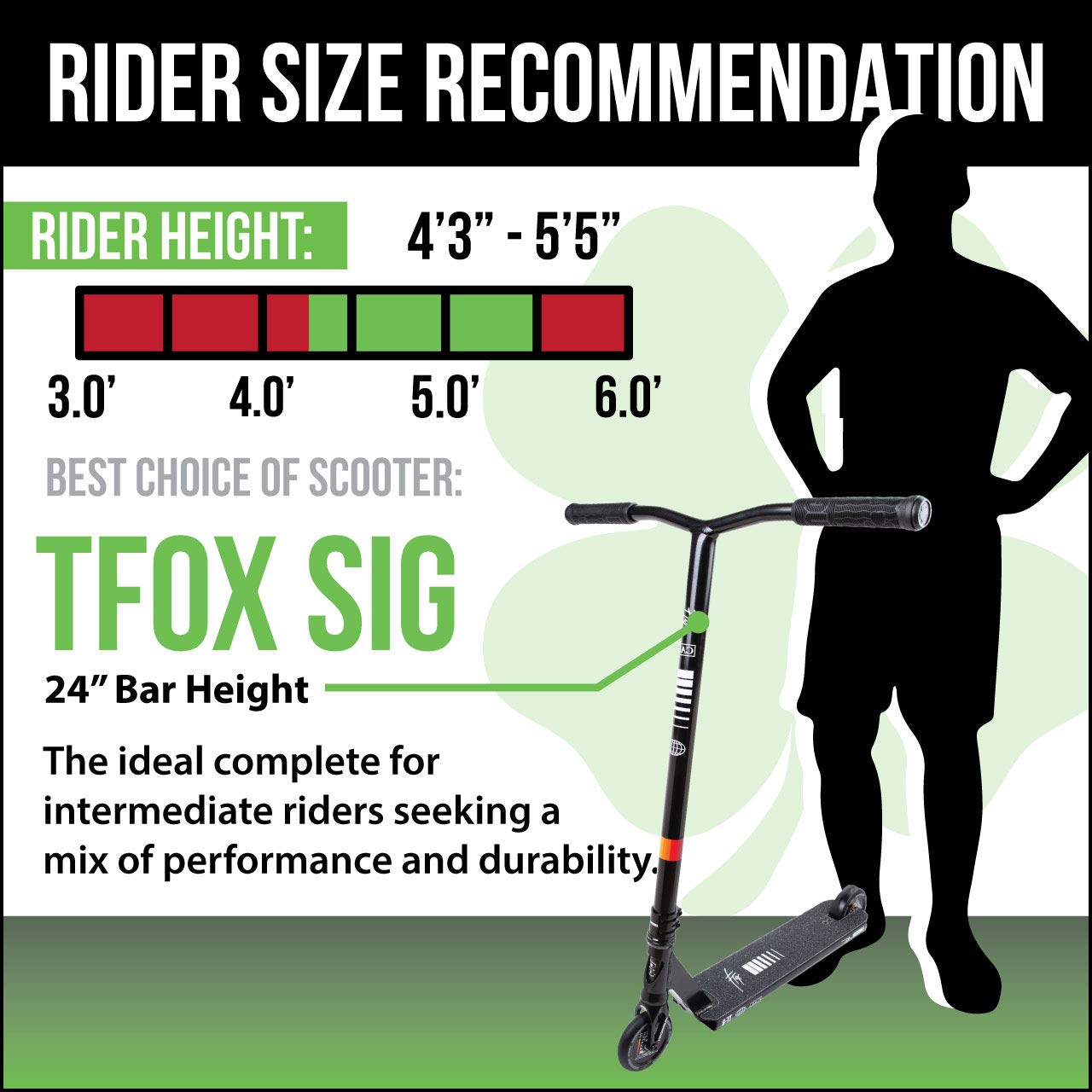 Lucky TFOX Complete Pro Scooter - Tanner Fox Designed Trick Scooter for Intermediate Riders, Analog