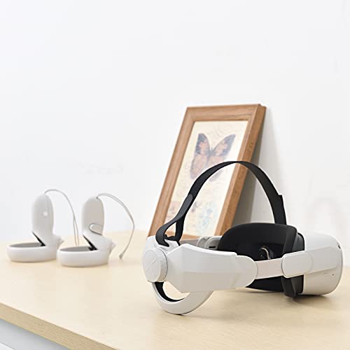 Oculus Quest 2 Head Strap, Elite Strap Replacement, halo band, Adjustable VR Glasses Headset Accessories, Comfortable Head Cushion, Enhanced Support and Reduce Head Pressure