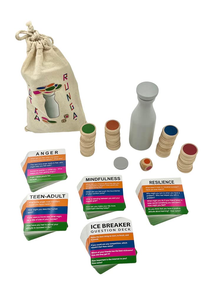 Totika Runga Five Deck Set (Icebreaker/Mindfulness/Resilience/Anger/Teen-Adult)