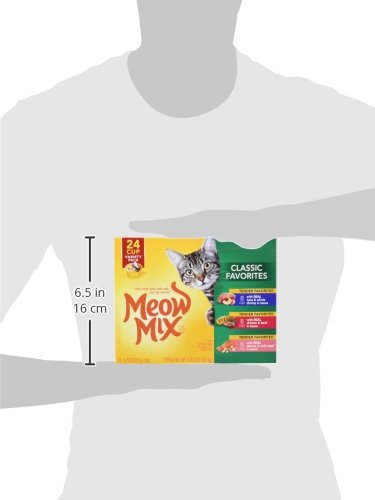 Meow Mix Cat Food Variety Pack - Classic Favorites - 2.75 Oz - 24 Pk